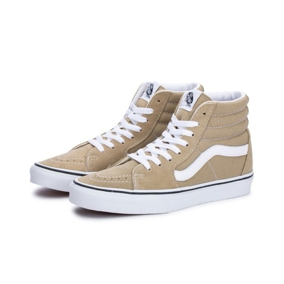 Vans | Shoes | Vans Sk8 Hi Classic Tan Suede New | Poshmark